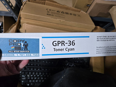 Genuine Canon GPR-36 Cyan Toner 3783B003 - Sealed - New | eBay