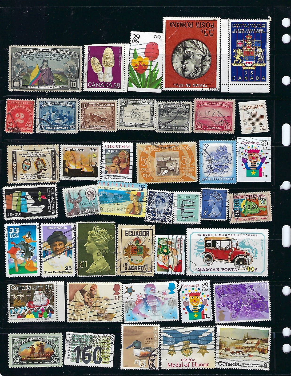 WORLDWIDE: Small lot of fine used/new collection (Some Early Stamps ...