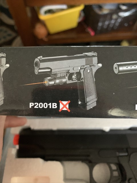 UK Arms P2001B Spring Airsoft Pistol + Laser for sale online | eBay
