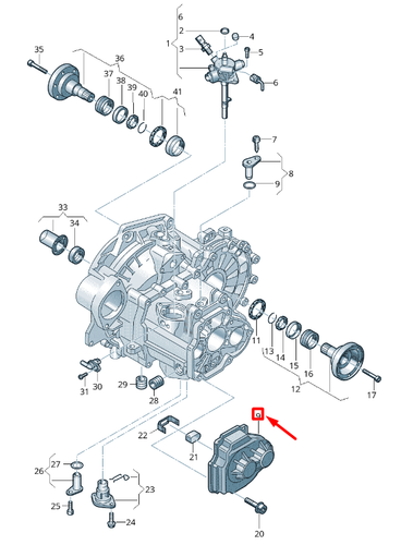 NEW VOLKSWAGEN T-ROC A11 GEARBOX COVER 02S301211K | eBay