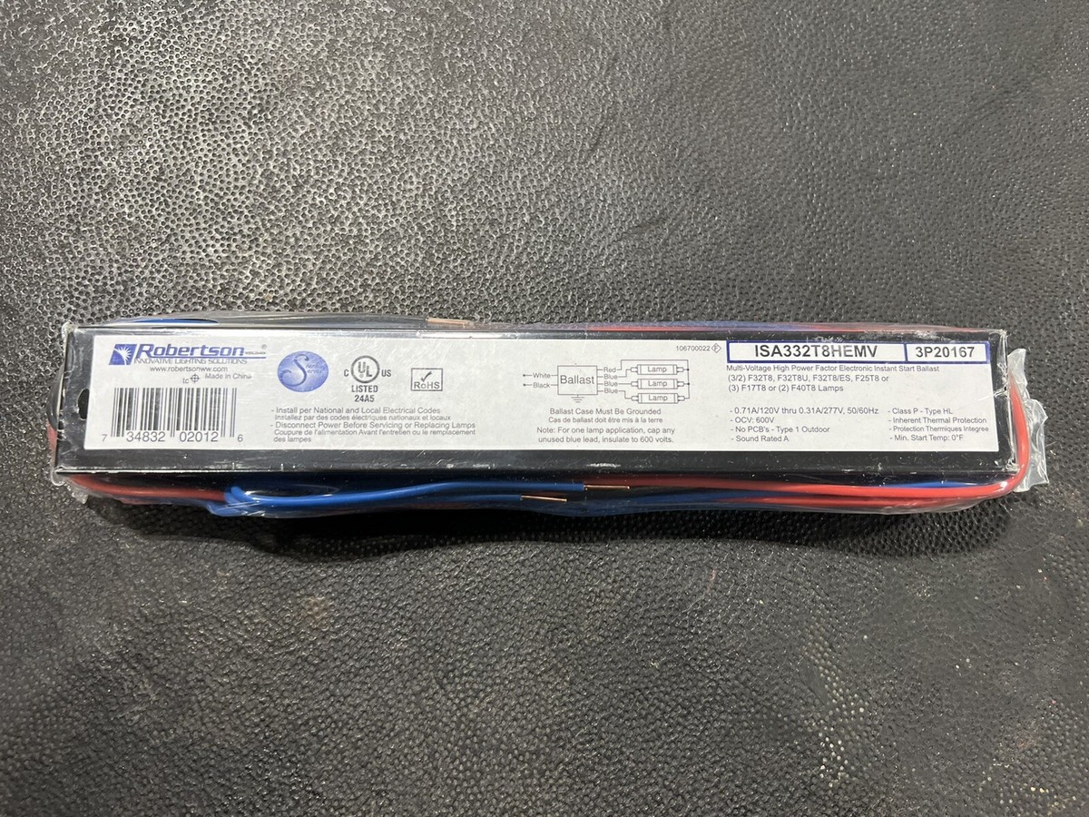 Robertson Ballast Versions ROBERTSON ES 140 120 TP BALLAST NEW MISSING