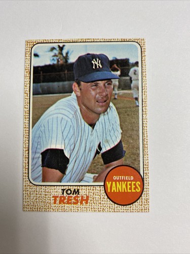 1968 Topps Baseball Tom Tresh New York Yankees Card #69 | eBay