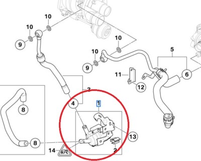 Genuine MINI Cooper S ONLY R55-R61 Auxiliary Water Pump w/Clamps ...