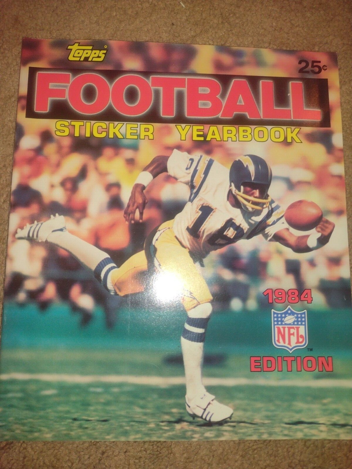1984 Topps Football Sticker Yearbook / Empty for sale online | eBay