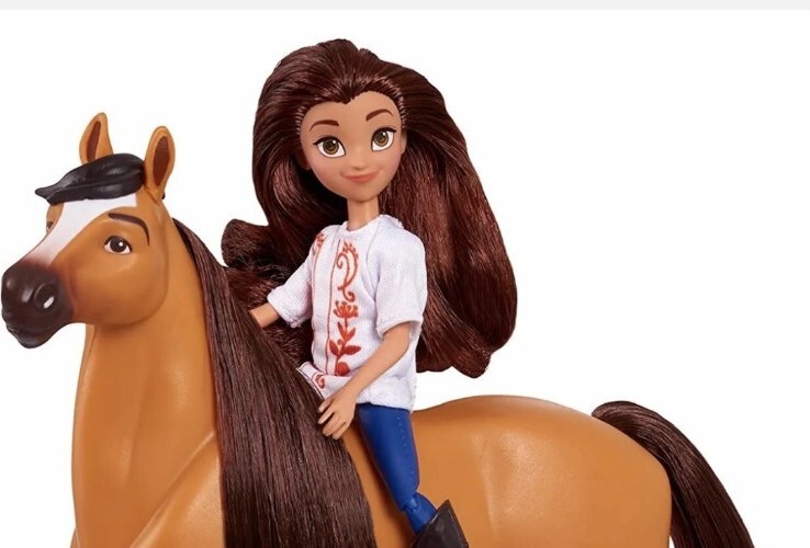 DreamWorks Spirit Riding Free Spirit Collector Doll And Horse - Lucky ...
