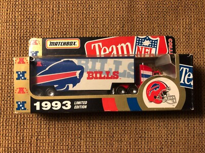 Buffalo Bills Truck Hauler Team NFL Matchbox, NEW (1993 Edition) | eBay