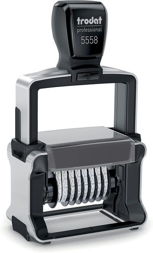 Professional Manual Numberer Stamp – 8 Digits, 3/16" (5 Mm) Characters ...