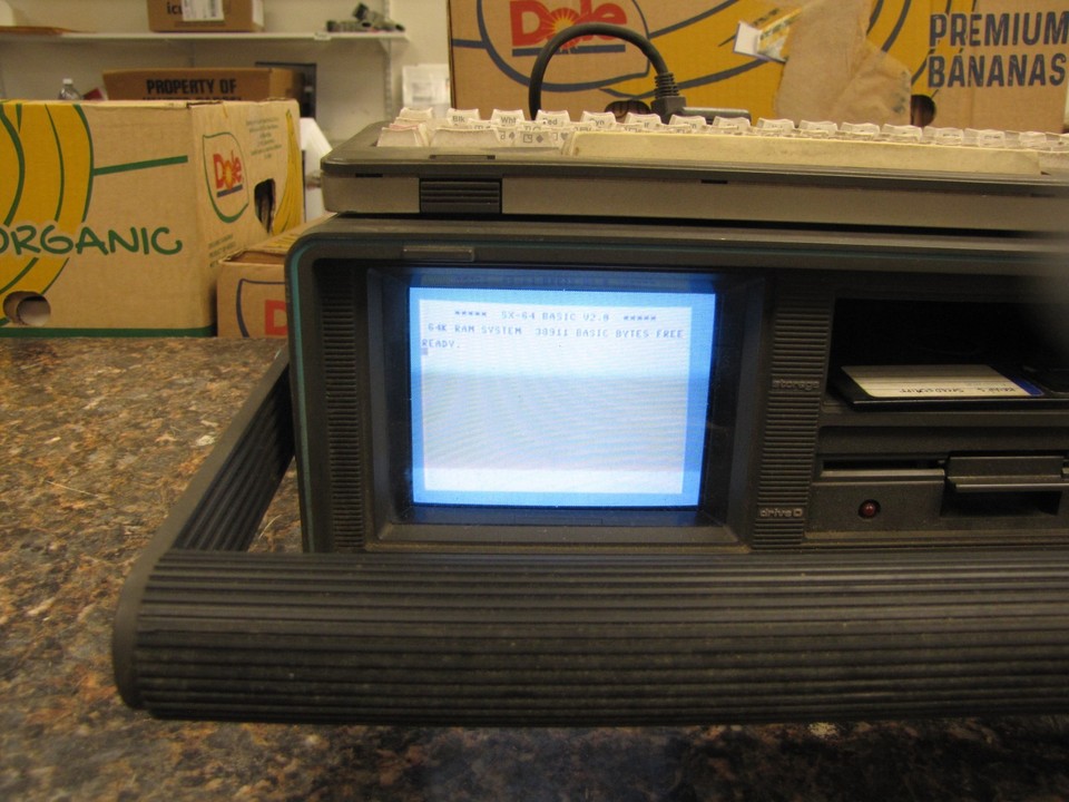 Commodore SX-64 Executive Portable Computer w/Keyboard Basic V2.0 Ready ...