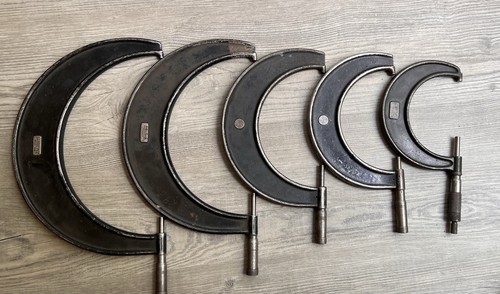 JT SLOCOMB SET OF 5 VINTAGE MICROMETERS Very Large To Small | eBay