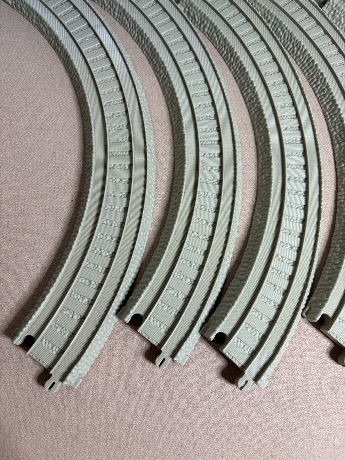 Thomas Friends Trackmaster Tan Brown Large Size Curve Plastic Train ...
