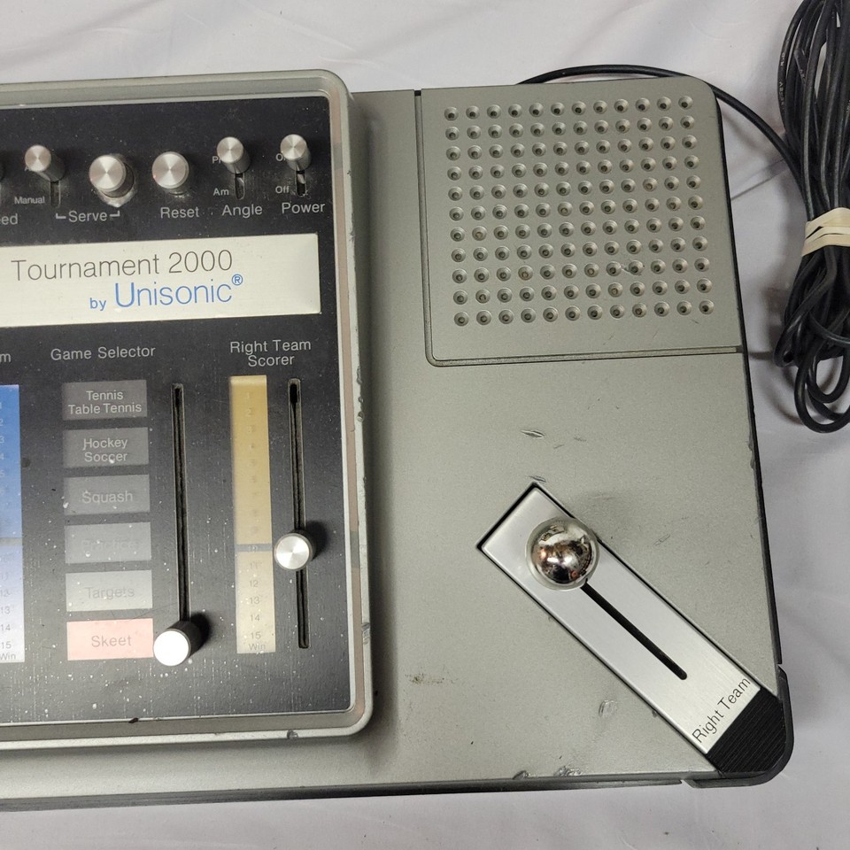 Unisonic Tournament 2000 Action TV Video Game System Console w/ box ...