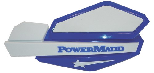 Powermadd Star Handguard Kit For John Snowmobile (Blue/White) Tri Mount ...