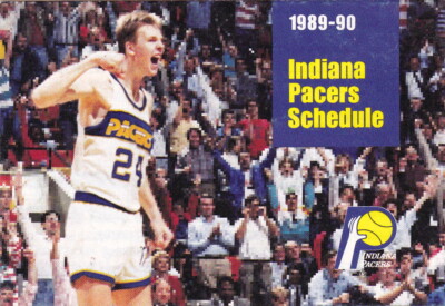 1989-90 INDIANA PACERS BASKETBALL POCKET SCHEDULE | eBay