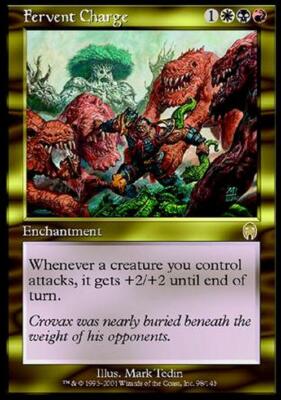 Fervent Charge ~ Apocalypse [ Excellent ] [ Magic MTG ] | eBay