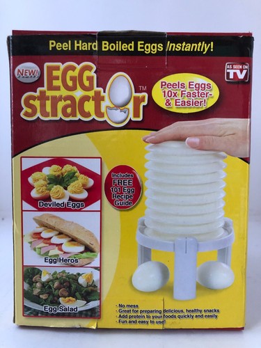 Eggstractor Egg Peeler. As Seen On TV. Peel Hardboiled Eggs Instantly ...