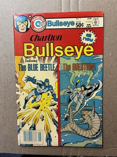 Charlton Bullseye # 1 - Blue Beetle & The Question VF+ | eBay