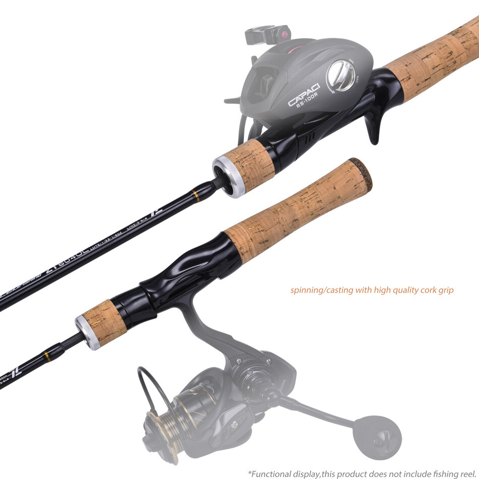 ZT Ultralight Spinning Rod 6' Travel Fishing Rod Fast 2-6 lb Casting ...