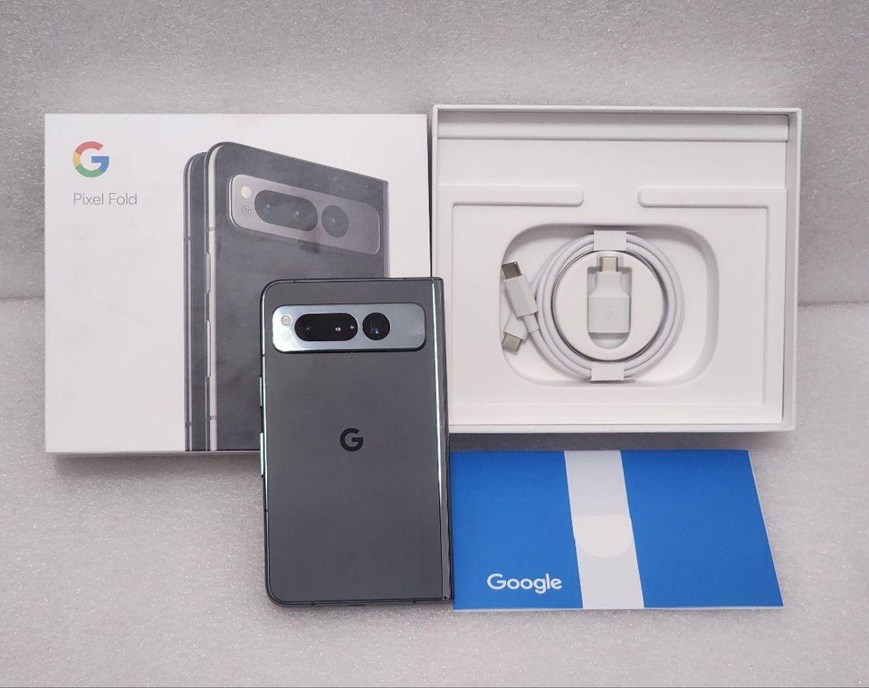 Google Pixel Fold Obsidian 256GB 5G G0B96 Foldable G2 Unlocked ...