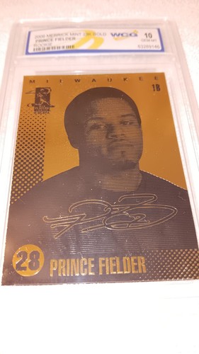 PRINCE FIELDER 2006 MERRICK MINT 23KT GOLD WCG GEM-MT 10 ROOKIE CARD ...