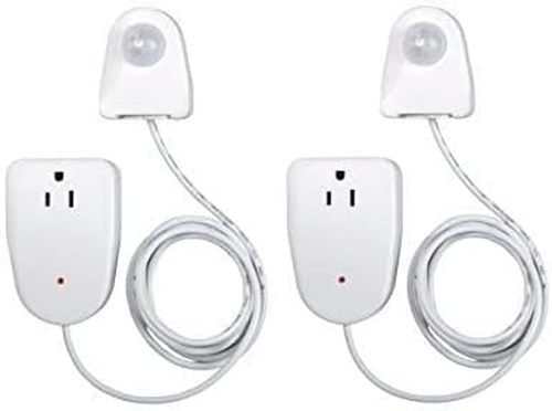 Plug-In Motion Sensor Outlet Light Control, 2 Pack - Indoor Motion ...