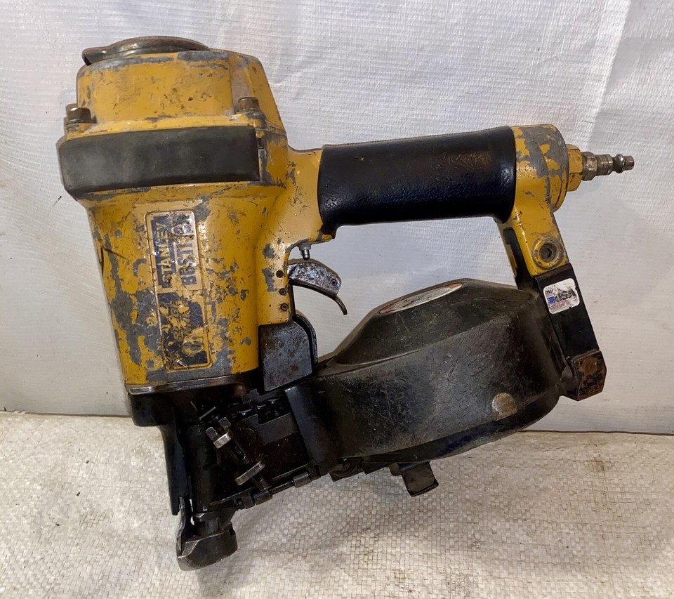 USED WORKING STANLEY BOSTITCH RIDGE RUNNER COIL NAILER ROOFING NAIL GUN ...