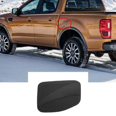 ABS Black fuel tank cover oil gas cap cover trim 1PCS For Ford Ranger ...