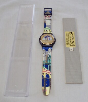 SWATCH - GN 120- BACKSTAGE - Stage Set on Face/Band - New / defect | eBay