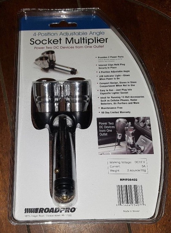 Road Pro 4-Position Adjustable Angle Socket Multiplier - Item # ...