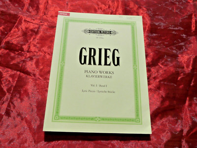 GRIEG Klavierwerke Band 1 Lyrische Stücke Noten Edition Peters EP ...