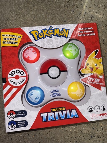 New Pokemon Trainer Handheld Trivia Game Electronic 1000 Questions ...