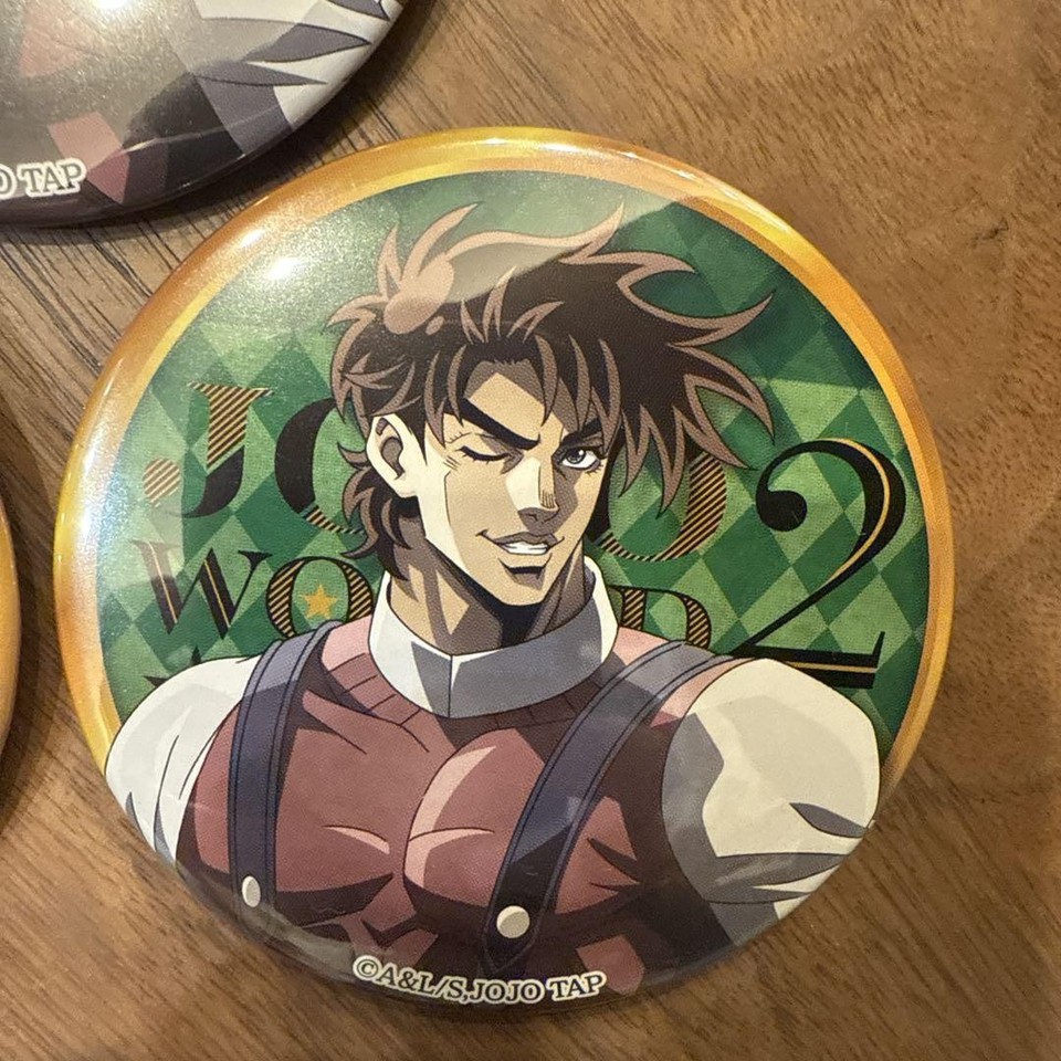 Joseph Joestar JoJo World 2 3-Piece 3in Can Badge Set Jonathan Dio ...