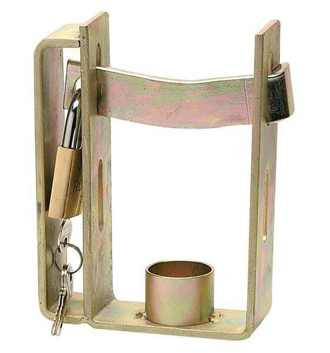 Ark Trailer Heavy Duty Coupling Lock Includes Padlock + 2 Keys Locking ...