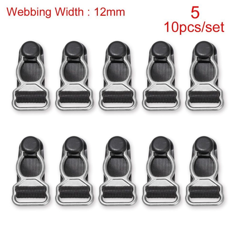 Suspender Ends Buckles Alloy Sock Clips Hosiery Stocking Grips Belt ...