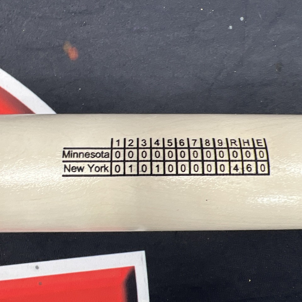 David Wells New York Yankees Signed Cooperstown Perfect Game Bat JSA | eBay