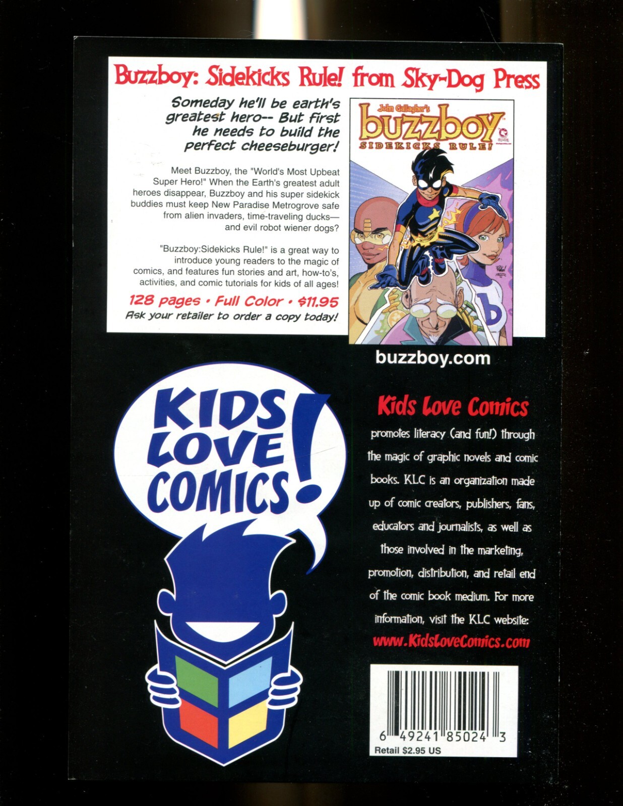 KIDS LOVE COMICS! COMIC BOOK DINER (9.6) SIGNED ? SKY DOG SPECIAL ...