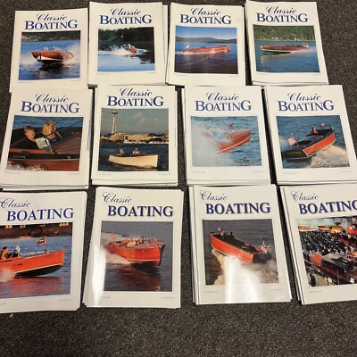 Lot of 64 Classic Boating Magazines 2000 To 2011 More photos available ...