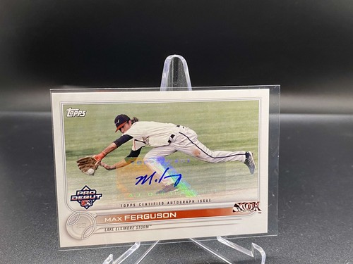 Max Ferguson 2022 Topps Pro Debut Auto PD-101 Storm Padres | eBay