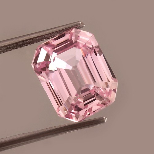 Natural Flawless Pink Color Morganite Loose Radiant Cut Gemstone 12x9 ...
