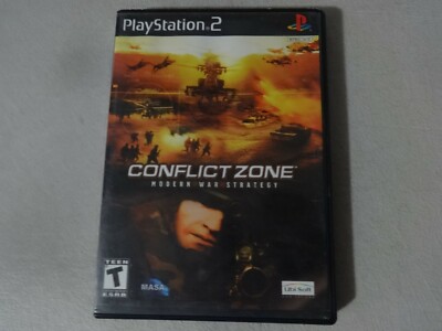Conflict Zone Modern War Strategy Playstation 2 PS2 Game Complete Free ...
