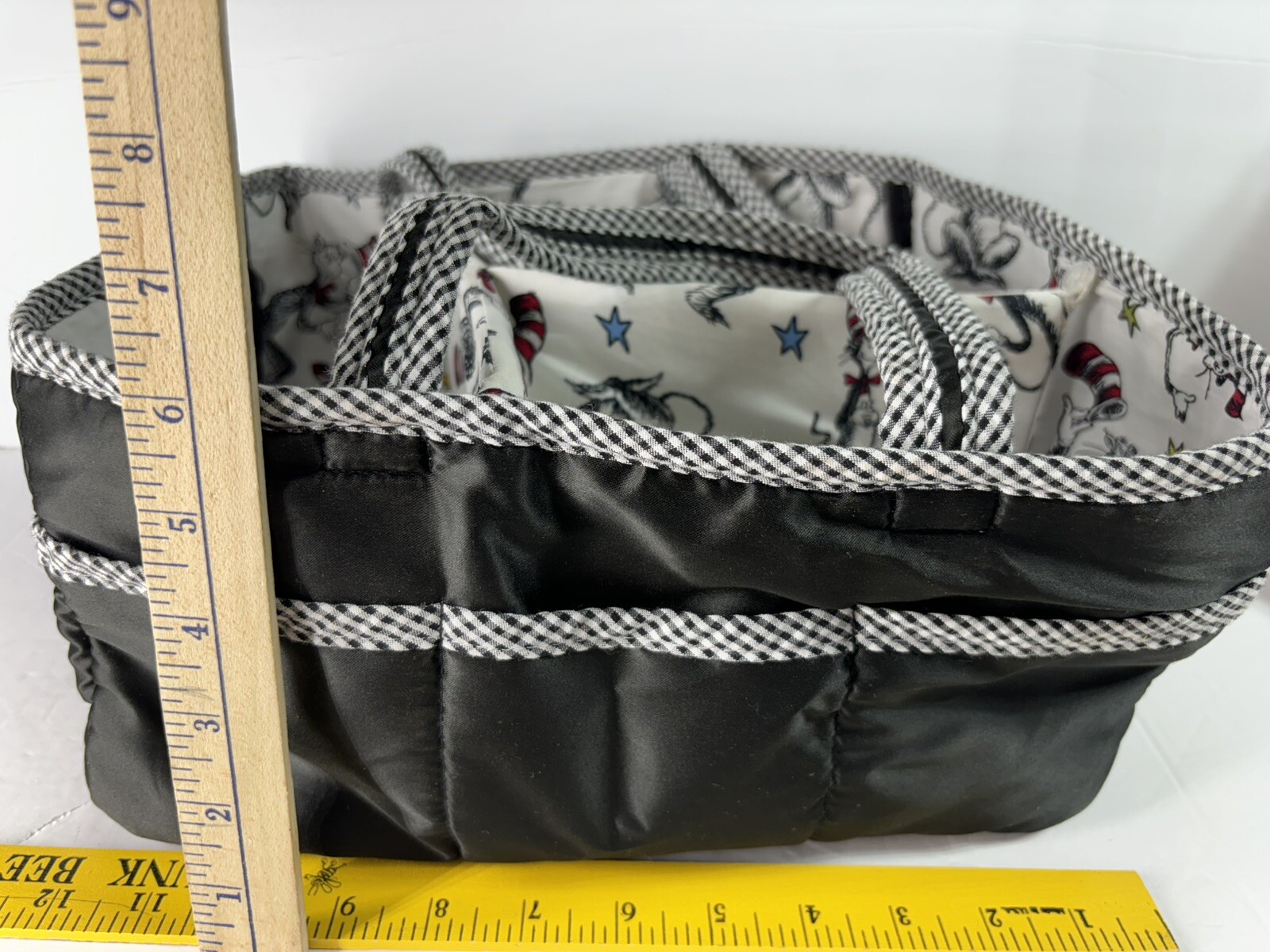 Dr Suess The Cat In The Hat Divided Caddy/Tote 12” X … - Gem