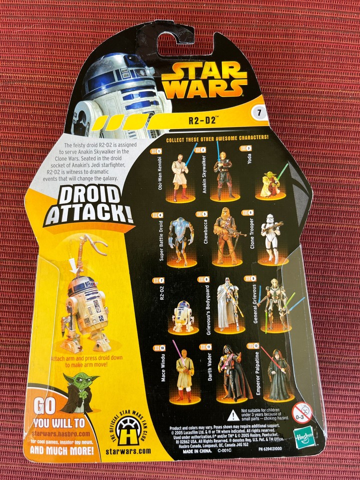 R2-D2 Star Wars Revenge of the Sith 3.75" Action Figure DROID ATTACK | eBay
