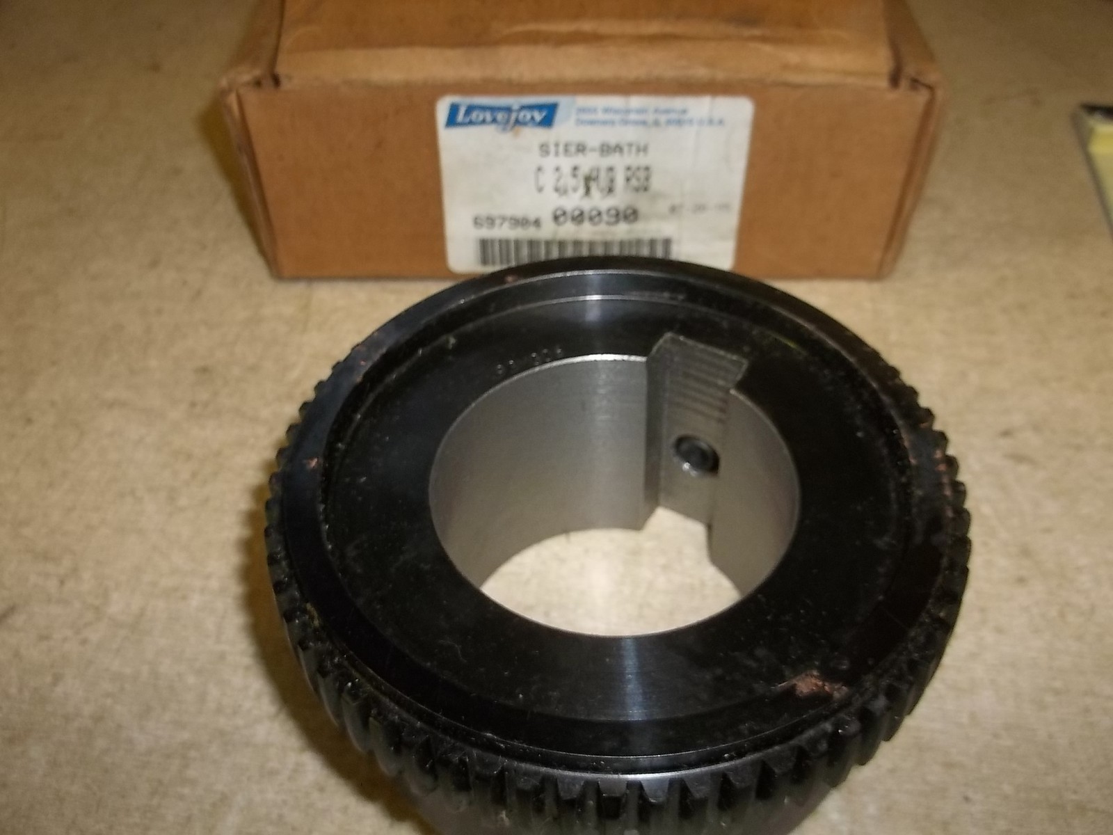 Lovejoy Sier Bath C2.5 00090 RSB Gear Coupler Hub 93NG06 Black *FREE ...