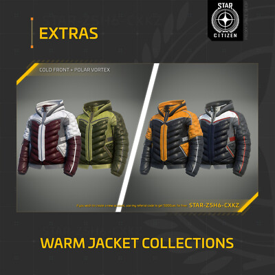Star Citizen - COLD FRONT & POLAR VORTEX Jacket Collections | eBay