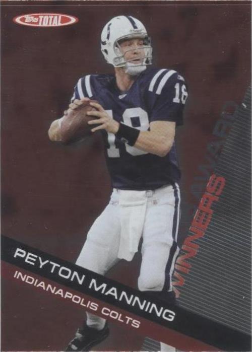 2007 Topps Total - 2006 Award Winners Peyton Manning #AW17 for sale ...