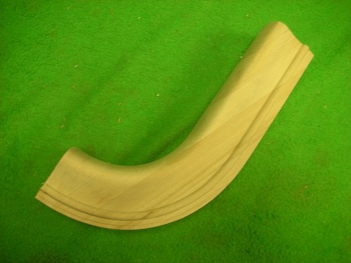 MORGAN M-727 STAIR HAND RAILING CONCAVE 90° UP EASING BIRCH HANDRAIL ...