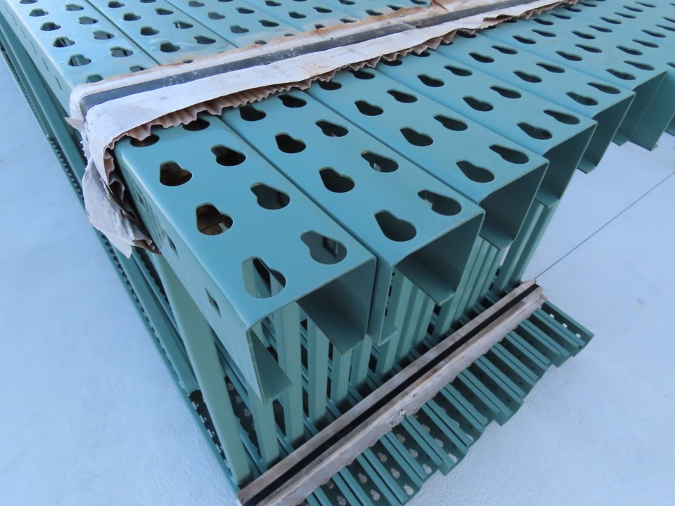 Teardrop Pallet Racking Upright Leg 16'x3 1/2' 23,900 LB 192" x 42" 3 ...