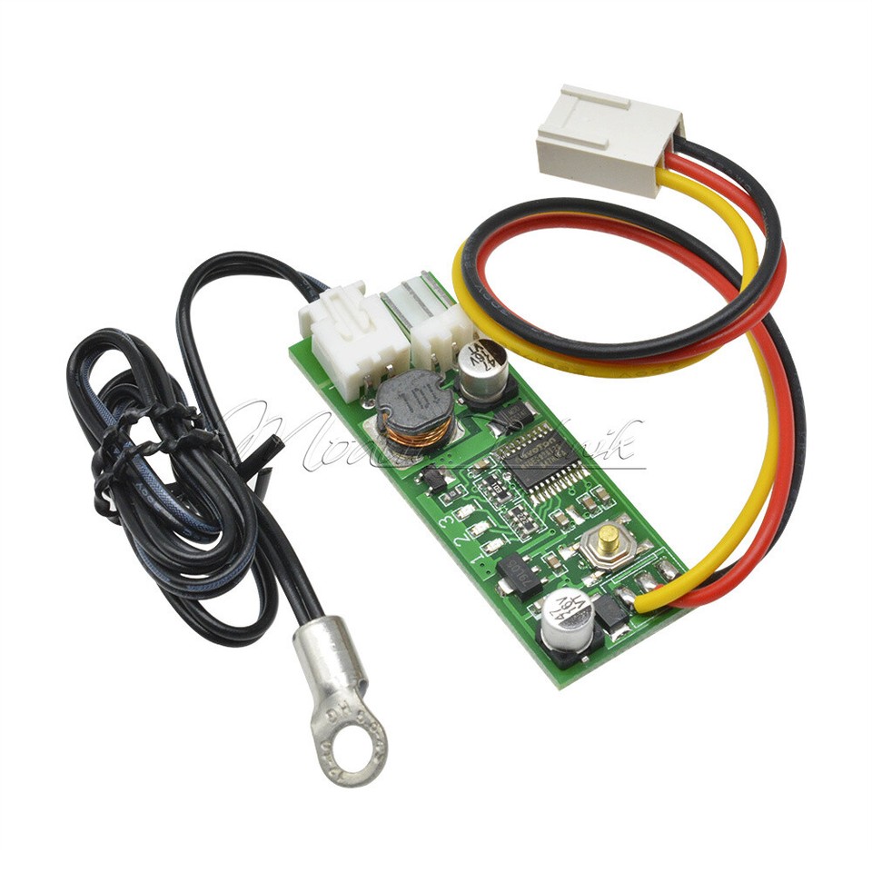 12V Single Way Fan Variable Speed Controller PC Chassis Fan Temperature ...