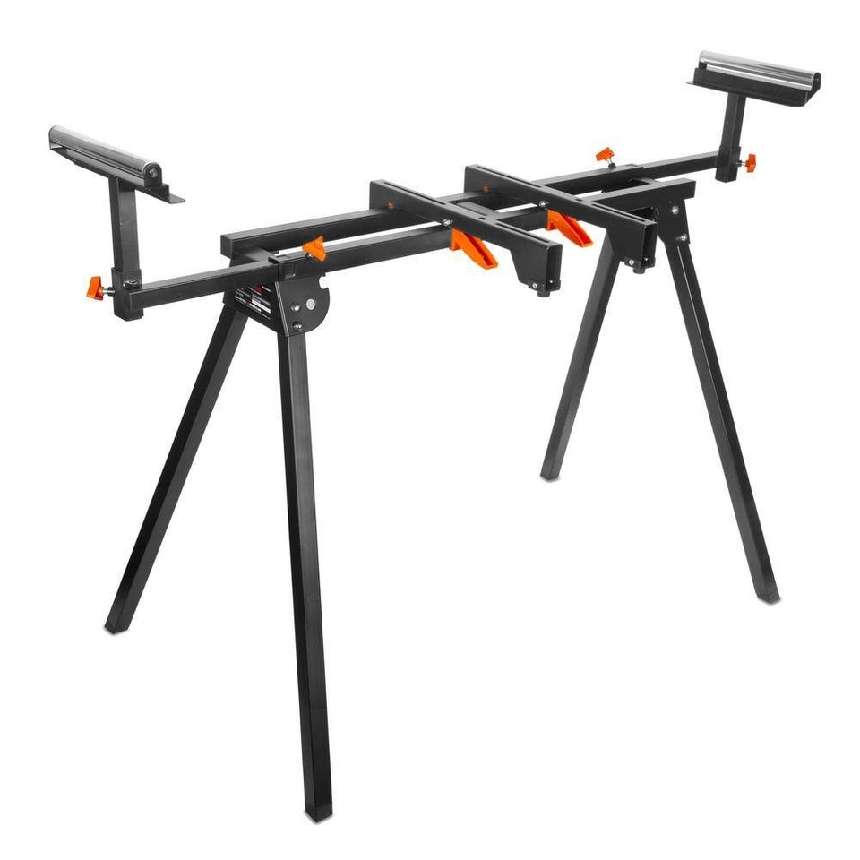 80 in. x 31 in. Universal Collapsible Stationary Miter Saw Stand, 350 ...