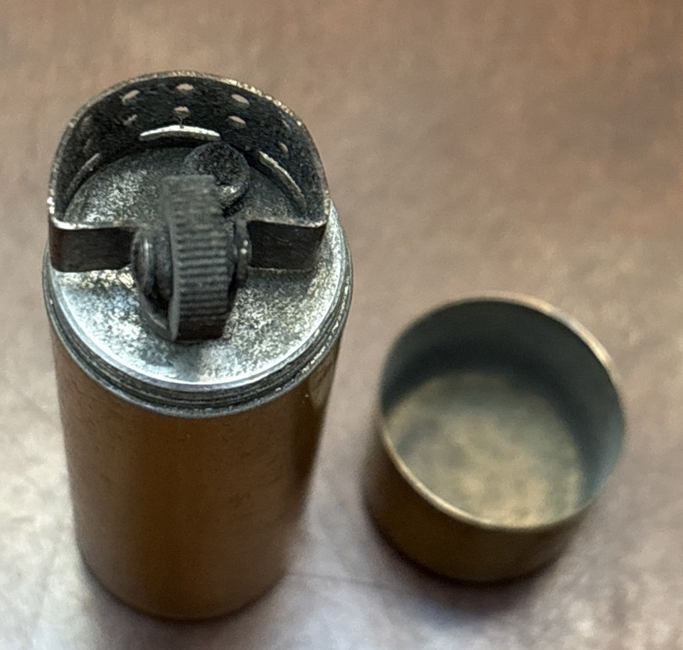 Vintage antique 1930s Shotgun Shell Rare Negbaur Lighter Bull Dog NY ...