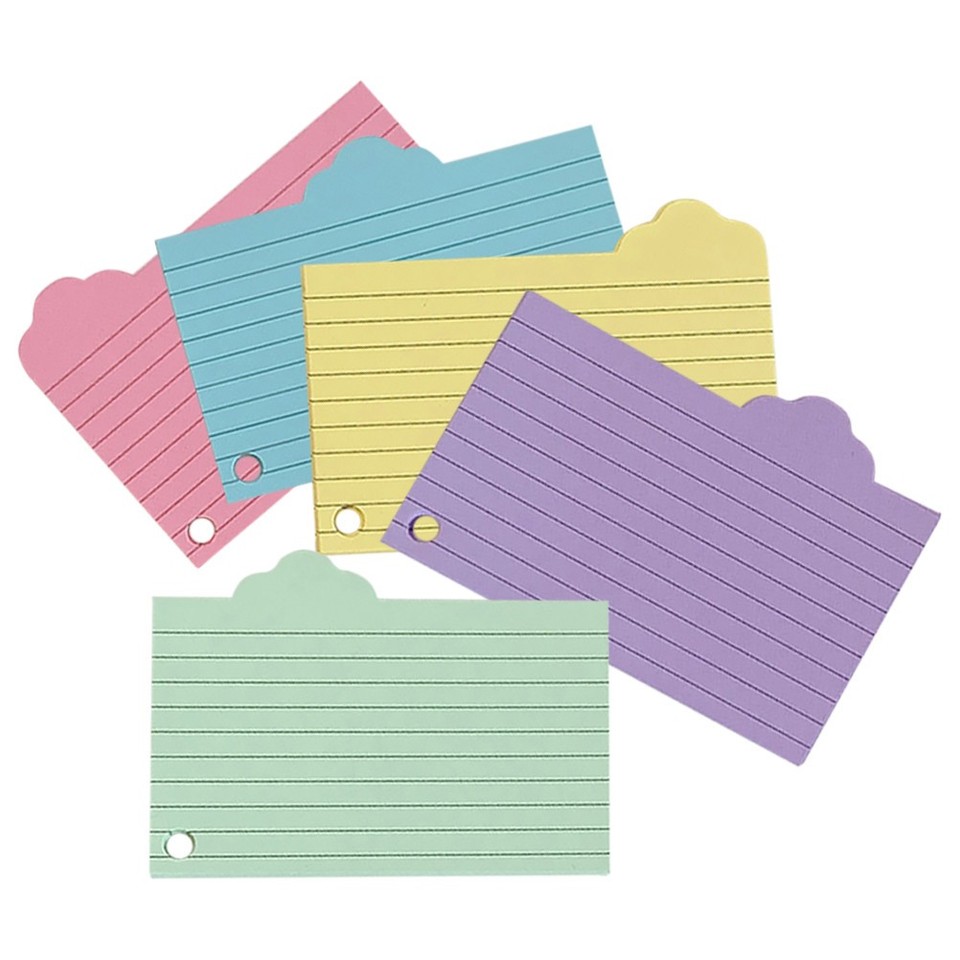 125 Sheets Notepads for Students Index Card Flash Cards Studying | eBay UK
